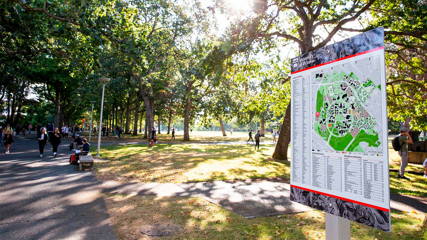 Signage & maps - Facilities Management - UVic