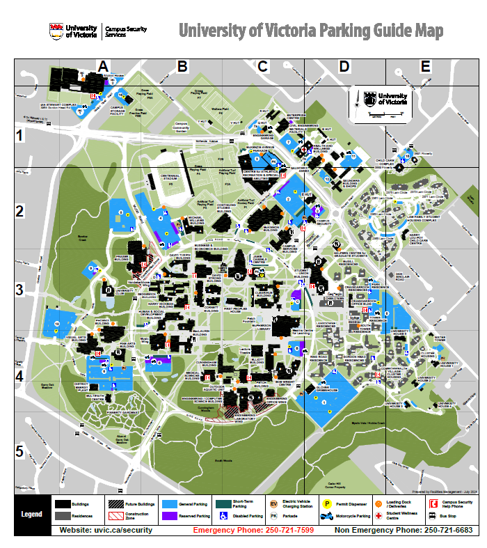 Map - University of Victoria