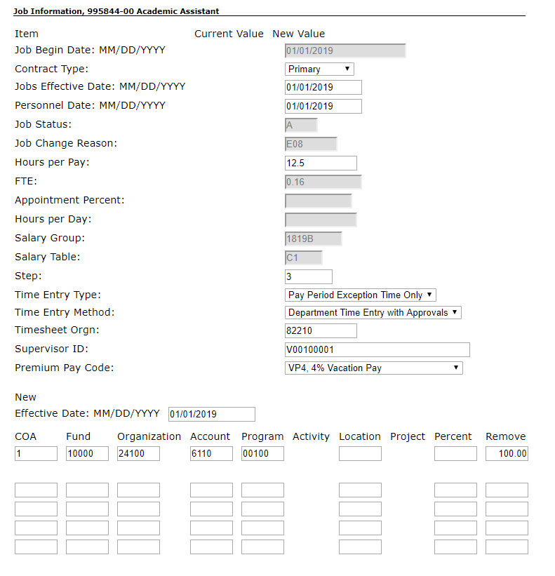 CUPE 4163 Comp1 online appointment form - University of Victoria